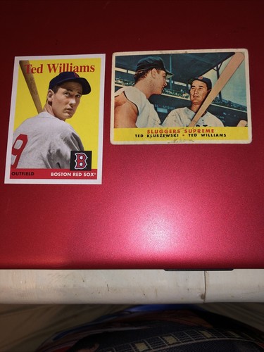 1958 Topps - #321 Ted Williams and 2019 Topps Archives - #24 Ted ...