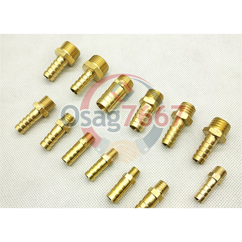 Metric Male Thread M10 M12 M14 M16 M18 M20 Barb Ф6~16mm Brass Hose Barb ...