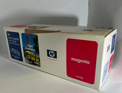 Brand New Sealed Original OEM HP C4193A Toner Cartridge (Magenta) HP ...