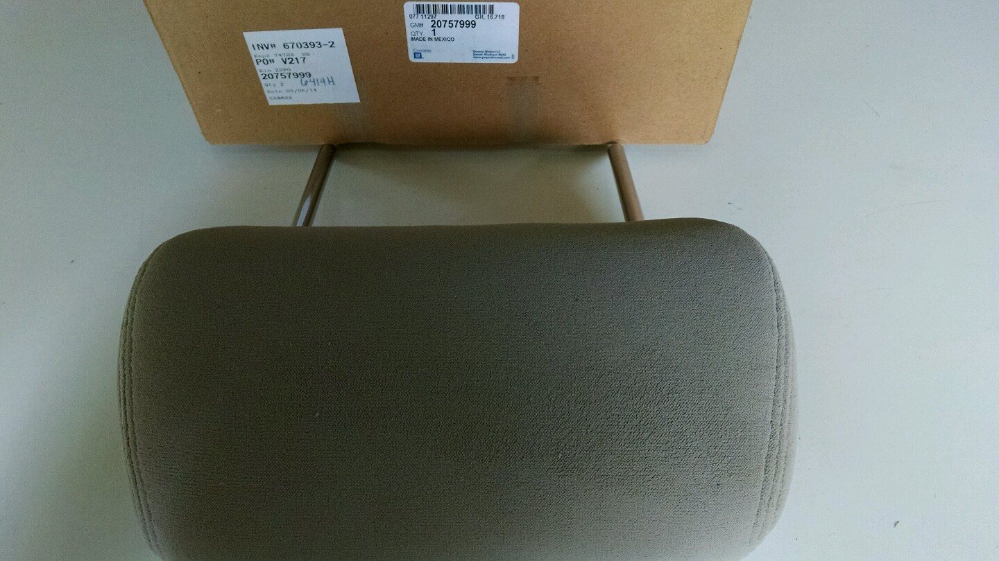GMC CHEVROLET 20757999 HEADREST RESTRAINT SILVERADO SIERRA AVALANCHE ...