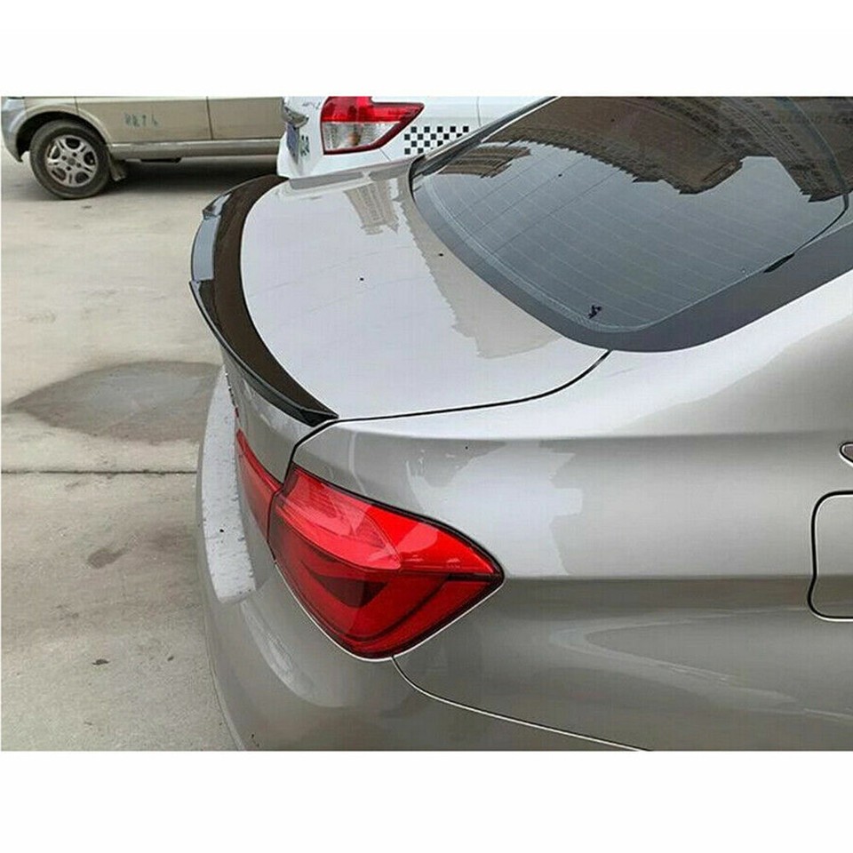 Gloss Black Adjustable Sport Ducktail Splicing Rear Trunk Spoiler Wing ...