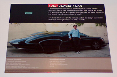 RARE Nick Pugh & Roman Coppola XENO III Concept Car & Sports Limo BIG ...