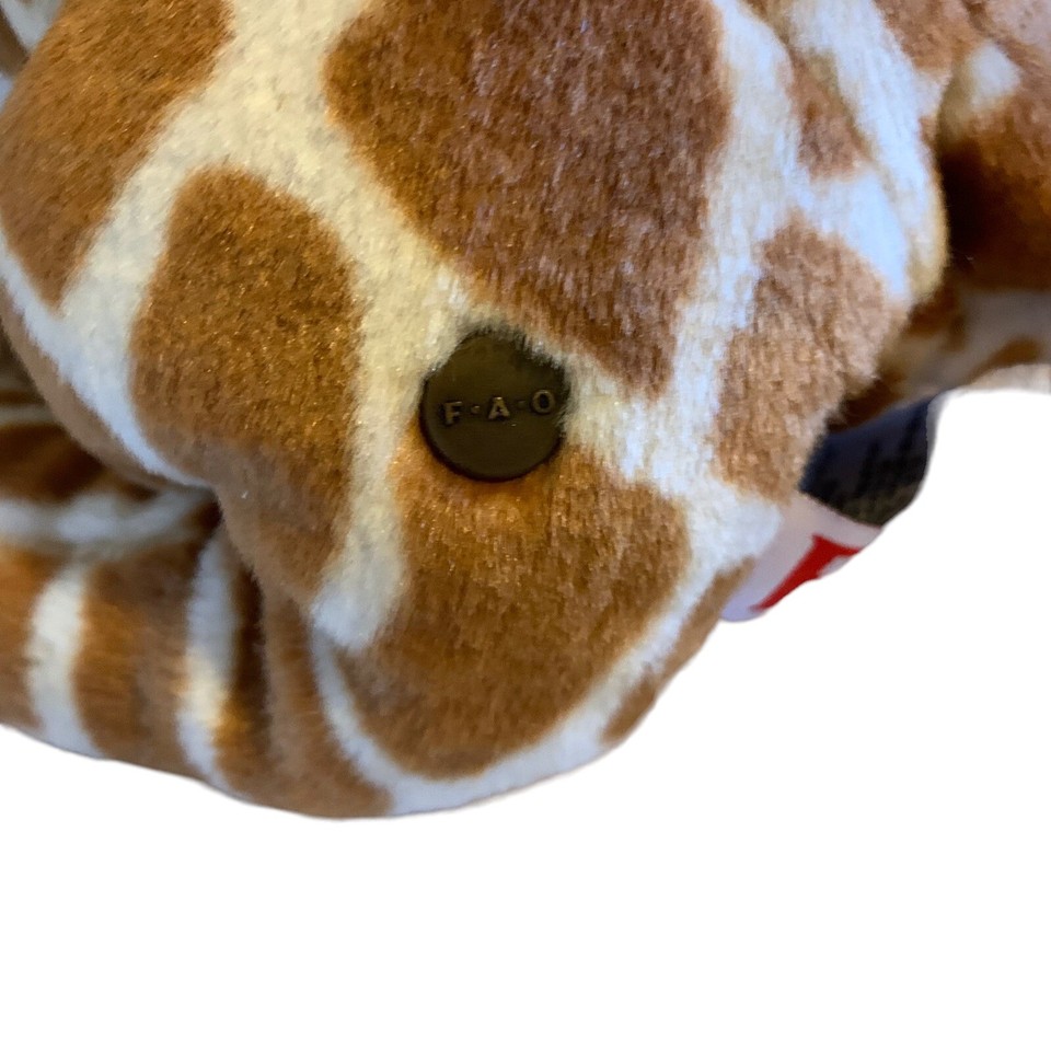 Geoffrey Giraffe FAO Schwartz Toys R Us Plush 22" Stuffed Animal ...