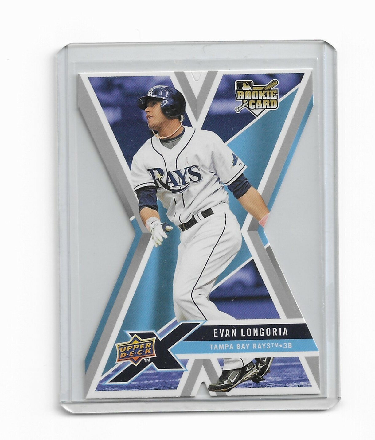 Evan Longoria 2008 Upper Deck X Die-Cut Rookie RC Card #94 Tampa Bay ...
