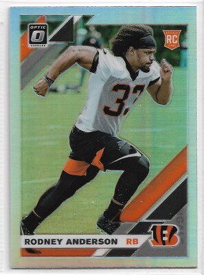2019 Panini Donruss Optic Rodney Anderson Prizm RC Card # 134 | eBay