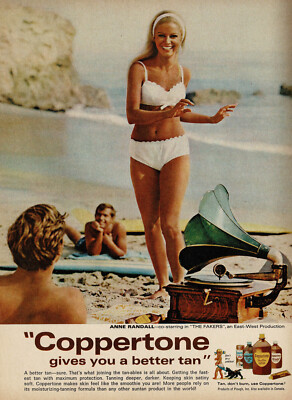 1960s Vintage Anne Randall Model Actress Swimwear Photo Original Print Ad | eBay