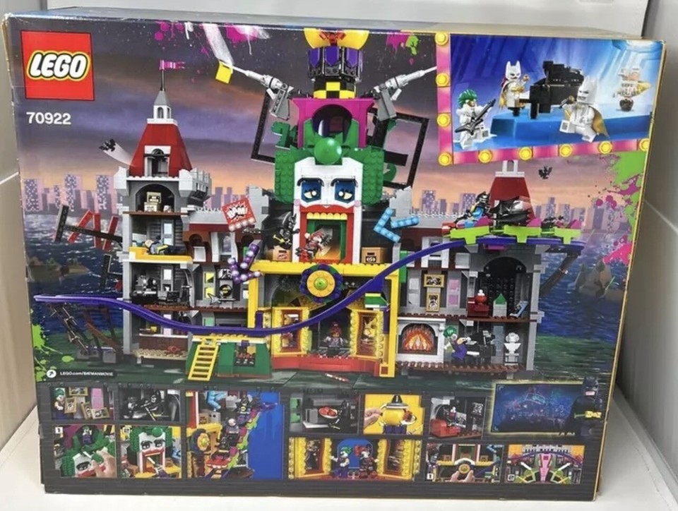 Lego 70922 The Batman Movie The Joker Manor NEW Sealed Retired WELL ...