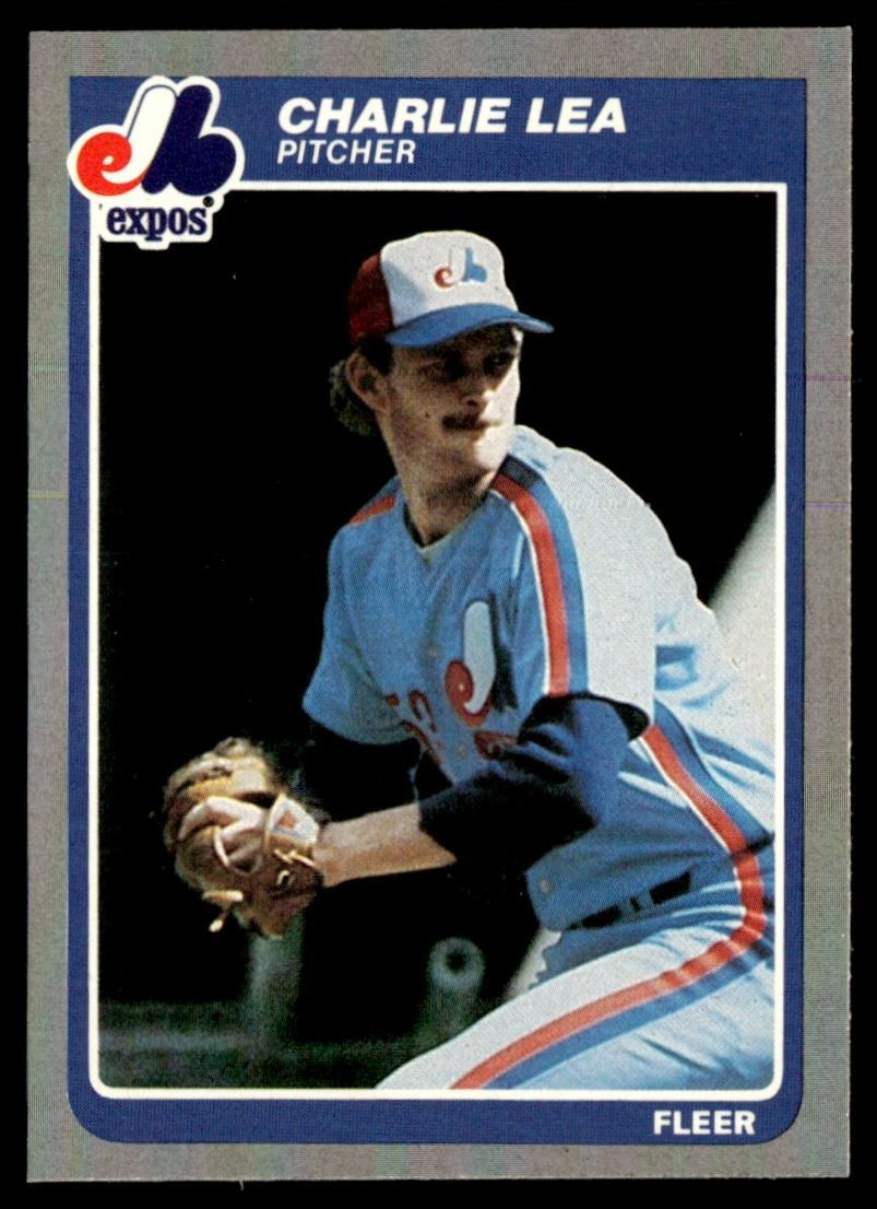 1985 Fleer #401 Charlie Lea Montreal Expos | eBay