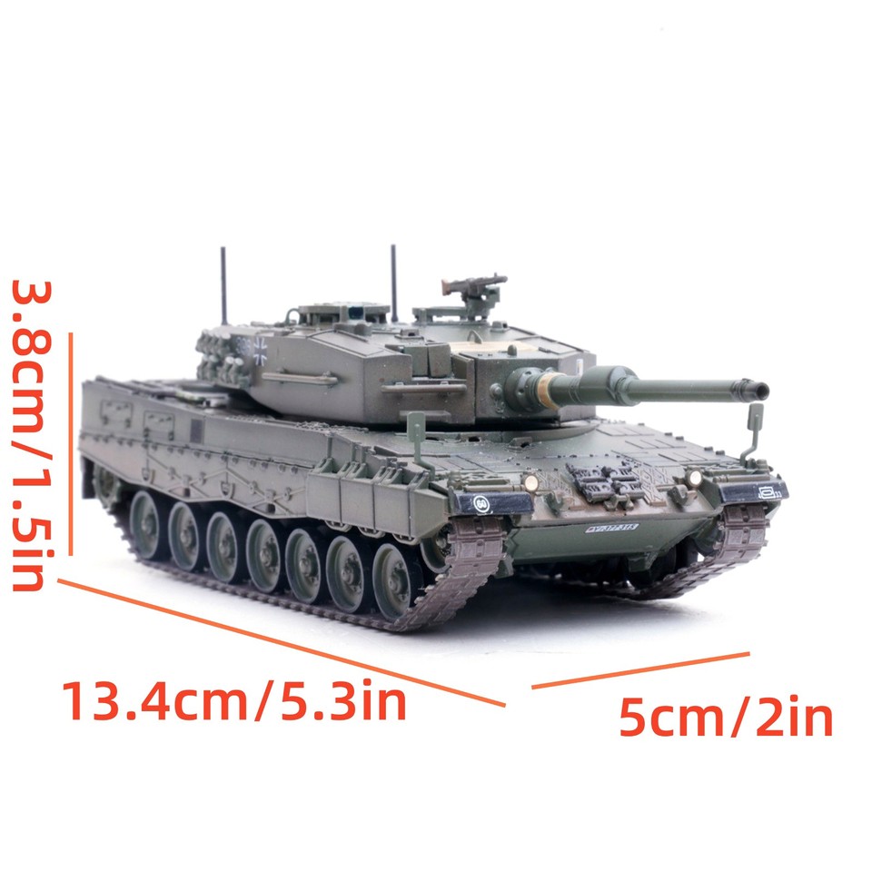 13.4cm Diecast Alloy 1/72 Scale German Army Leopard 2A4 Tank Model Collection | eBay UK
