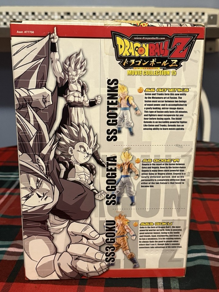 SS GOTENKS DRAGON BALL Z MOVIE COLLECTION 15 LIMITED EDITION FIGURE NIB ...