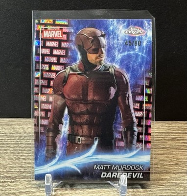 2025 Topps Chrome Marvel Studios Matt Murdock Daredevil Marvel Logo ...