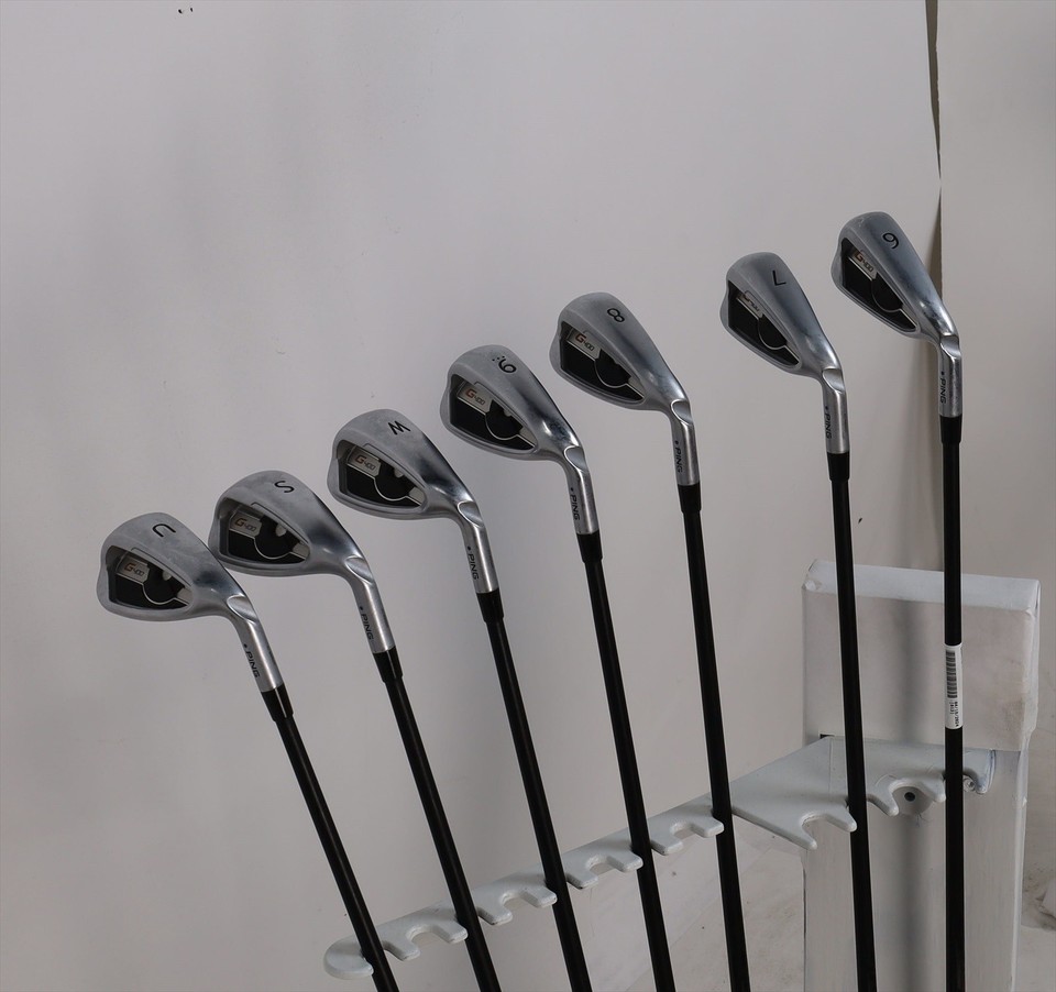 Ping G400 Blue Dot Iron Set 6-Pw, Gw, Sw Senior Alta Cb Graphite ...