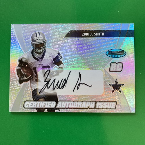 Zuriel Smith 2003 Bowman's Best Certified Autograph Issue Rookie Card ...