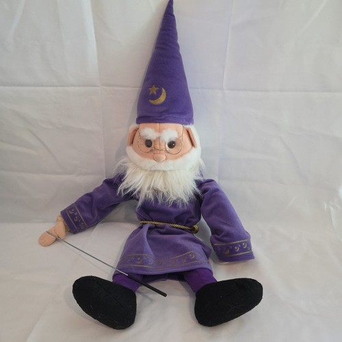 Rare Sunny & Co Toys WIZARD SORCERER Full Body Hand Puppet Plush Purple ...