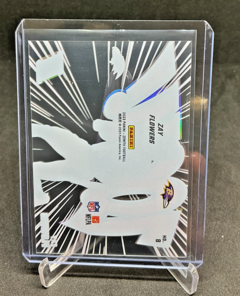 2023 Panini Zenith Zoom! ZAY FLOWERS RC Case Hit #8 Ravens | eBay
