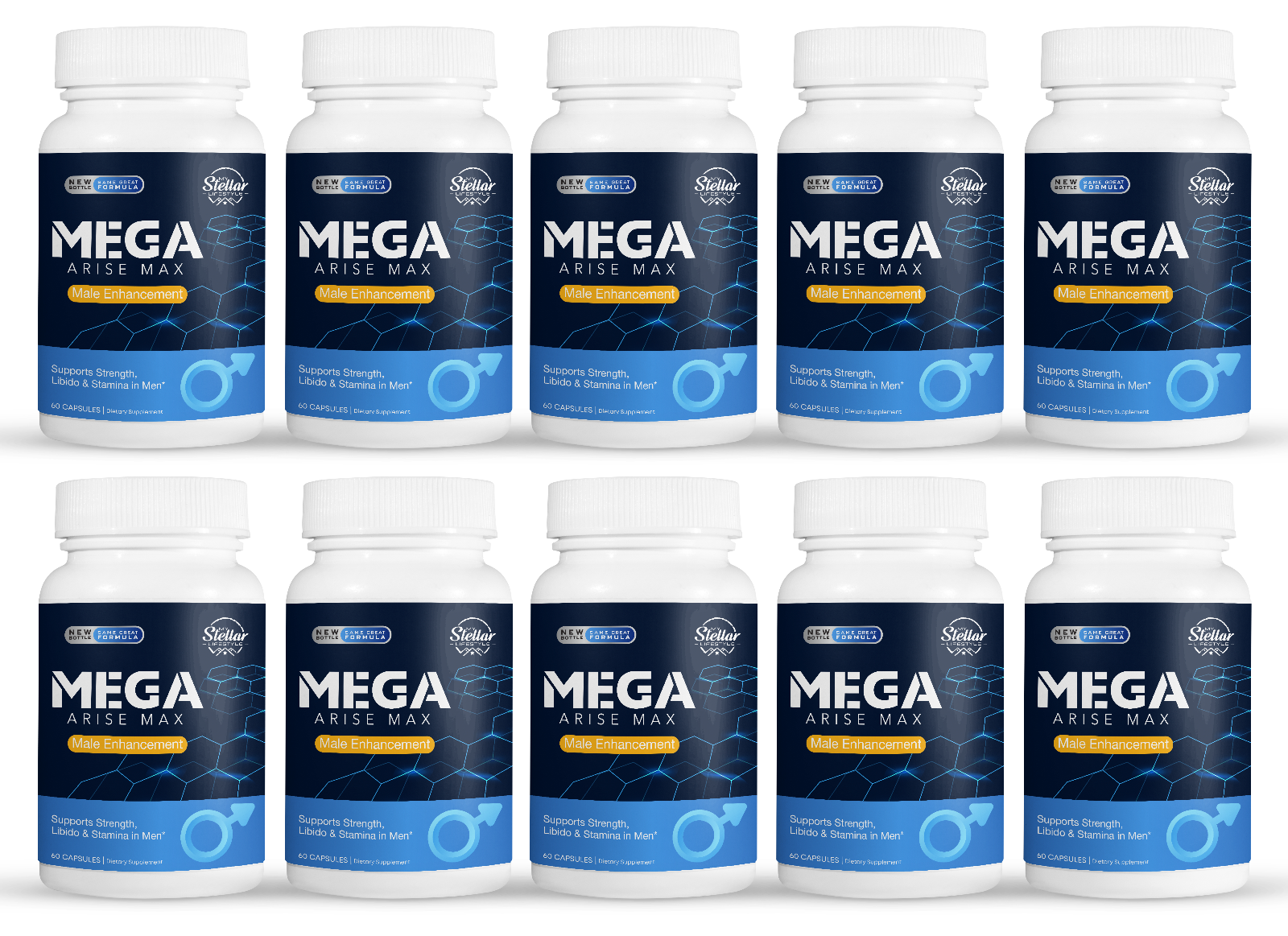 10 Pack Mega Arise Max, male enhancement, libido and blood flow-60 Capsules x10 | eBay