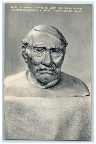 Bust Of Indian George Lora Woodhead California Museum Independence CA ...
