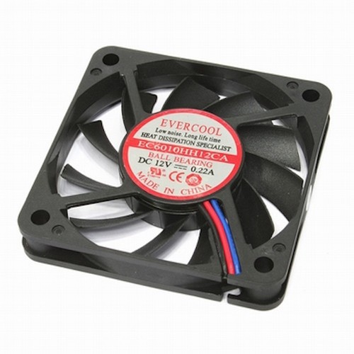 Evercool 60mm x 60mm x 10mm High Speed DC Fan 3 PIN EC6010HH12CA | eBay UK