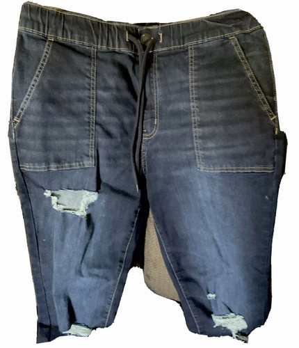So Women Jeans 13/31 W,Blue Cotton Blend High Rise Cargo Casual Fit ...