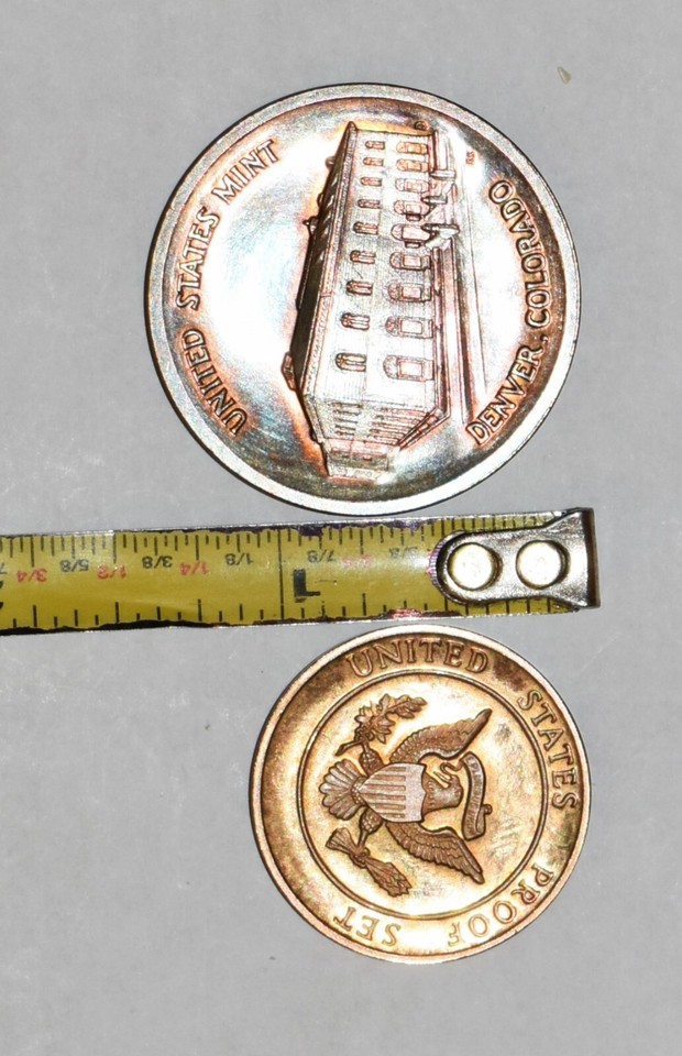 1789 Treasury Proof Medal &Denver Mint Colorado Department Treasury Lot ...