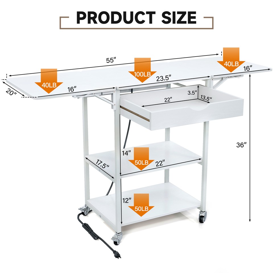 Foldable Heat Press Transfer Machine Table Stand Movable Heat Press ...