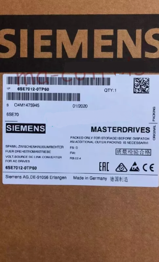 Siemens 1pc 6se7012-0tp60 Drive Inverter 1 Year for sale online | eBay