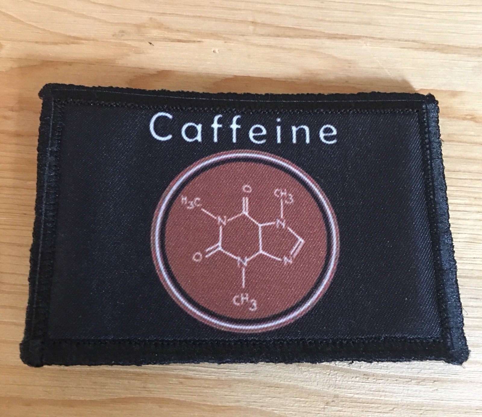 Caffeine Molecule Morale Patch Tactical Military Funny USA | eBay