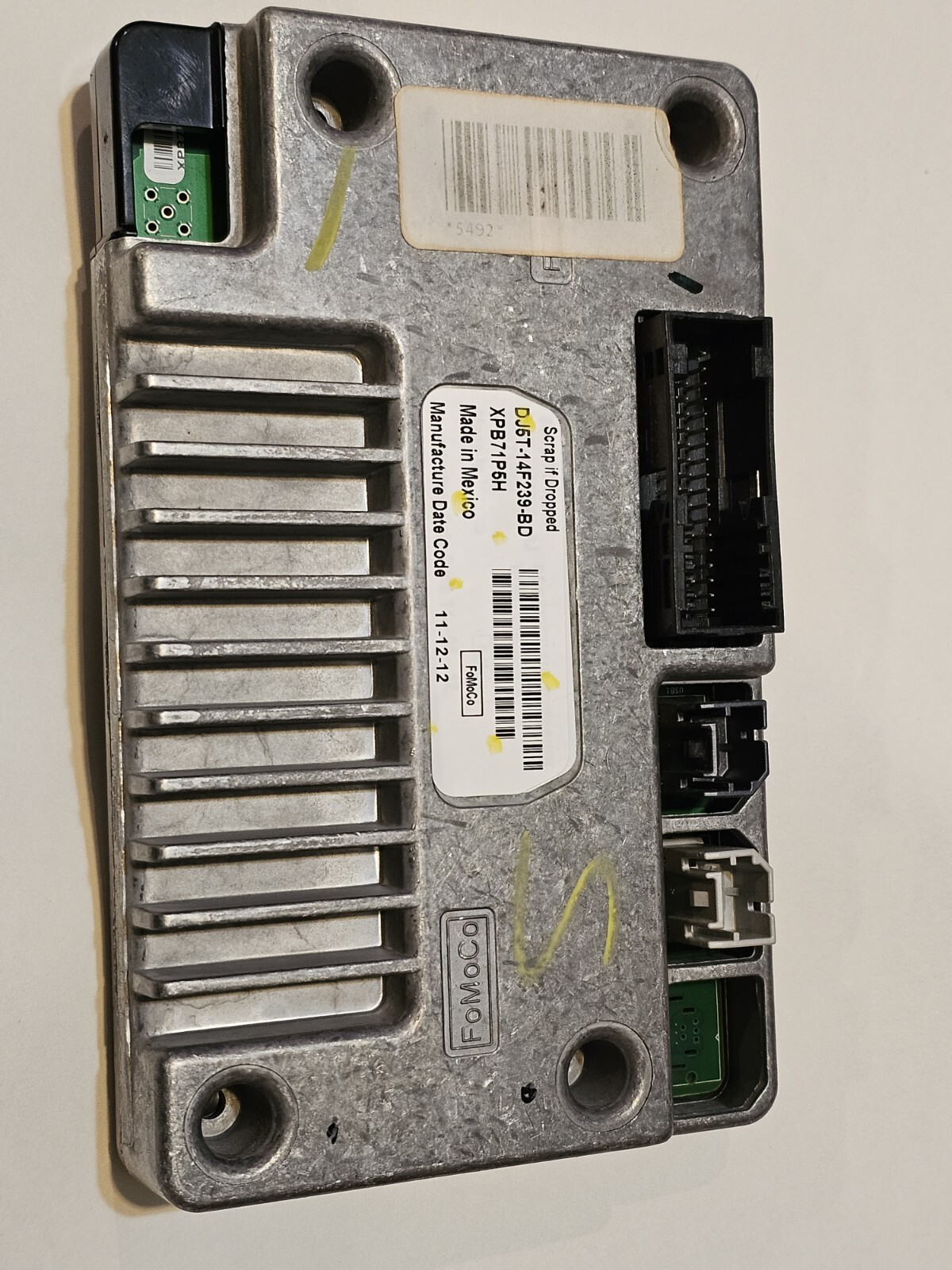 2013 FORD CMAX RADIO RECEIVER SYNC2 APIM MODULE GENUINE DJ5T 14F239 BD ...