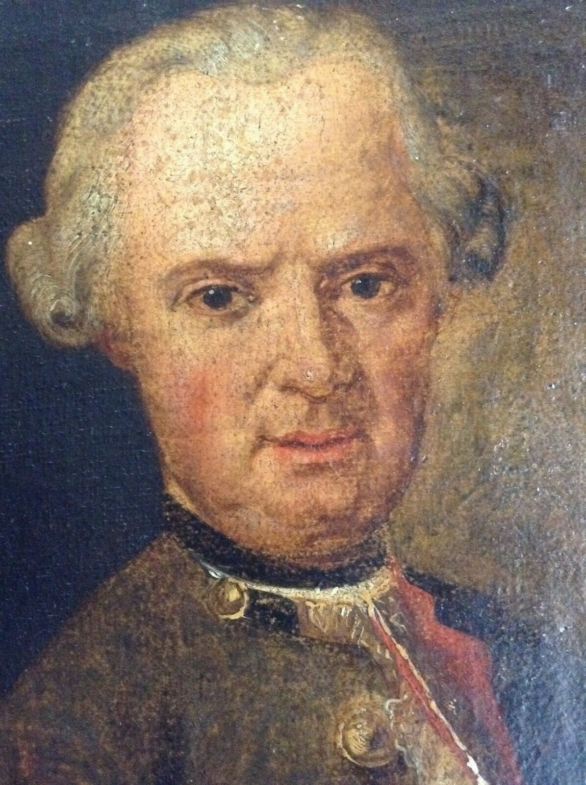 18th CENTURY - FINE FRENCH OLD MASTER OIL RELINED ON CANVAS - NOBLE MAN ...