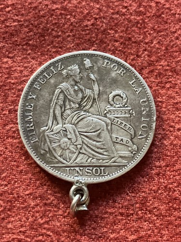 Vintage 1895 Peru Silver $1 SOL Sterling | eBay