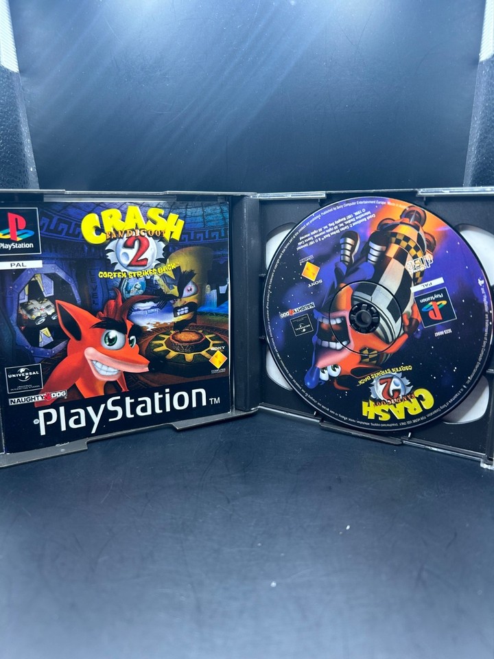 Crash Bandicoot 2 Black Label | Tested | PlayStation 1 | Case & Manual ...
