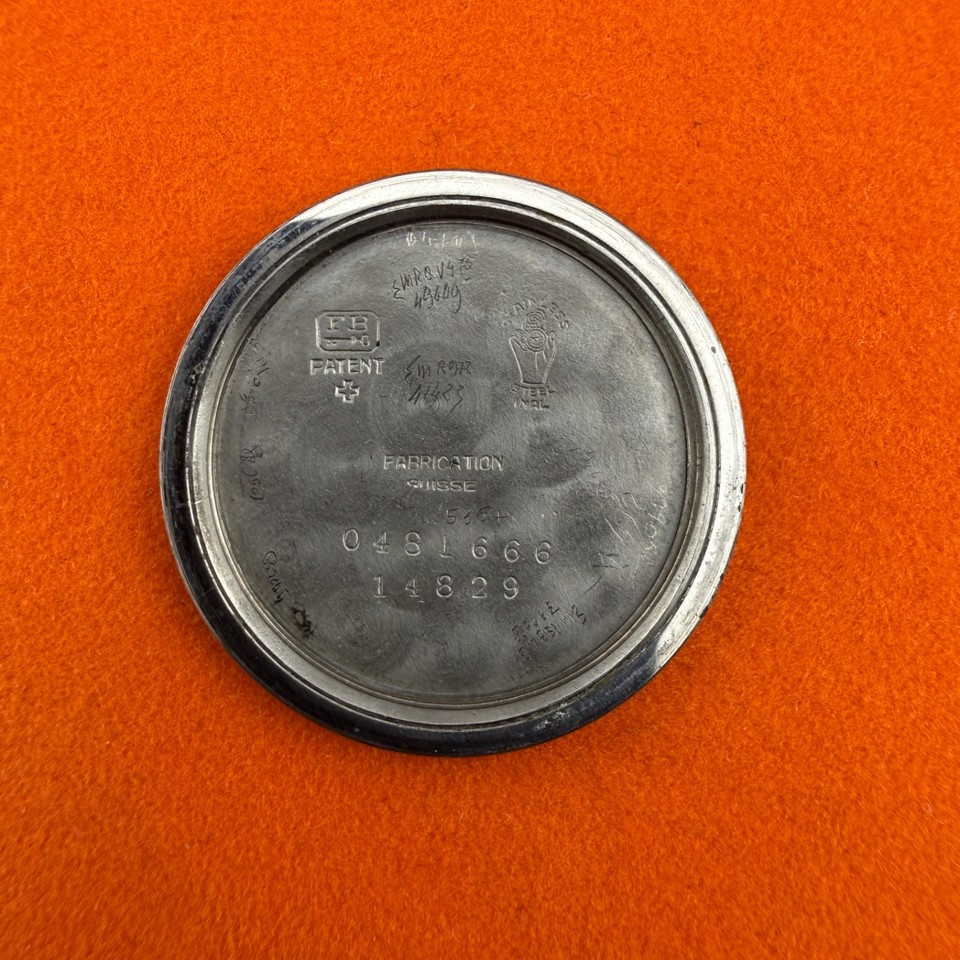 Men's Movado Vintage Military Watch Step Case Cal 470 Steel 31Mm | eBay