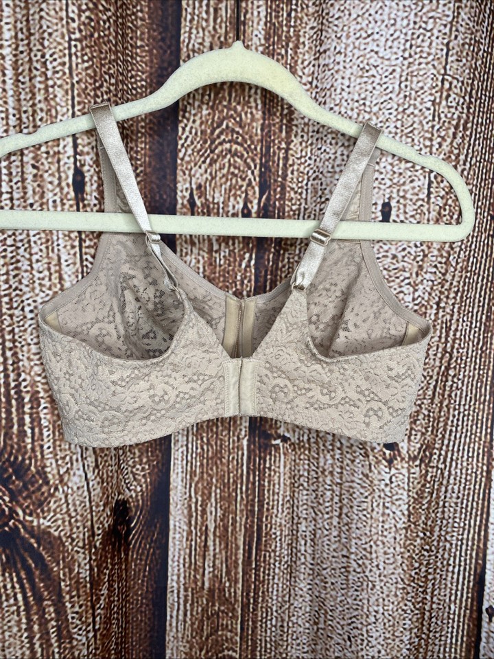Wacoal #65547 Underwire Unlined Halo Lace Full Coverage Bra Size 38D ...
