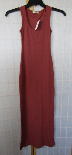 NWT Rue 21 Heart Hips Rust Ribbed Sleeveless Tank Sun Dress Women's ...