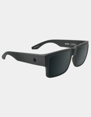 Polarized Spy Cyrus Sunglasses Matte Black Frame Smoke Tint Polarized ...