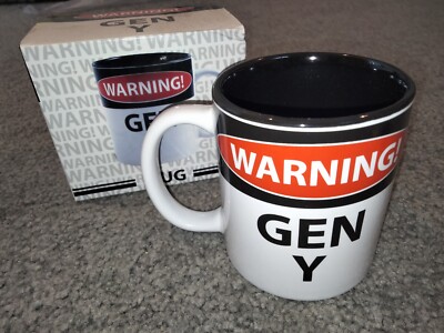 Mug "Warning Gen Y" drinking Mug | eBay Australia