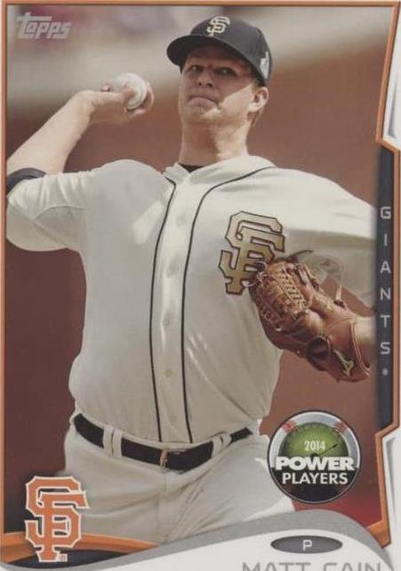 2014 Topps - Power Players Matt Cain #PP-151 for sale online | eBay