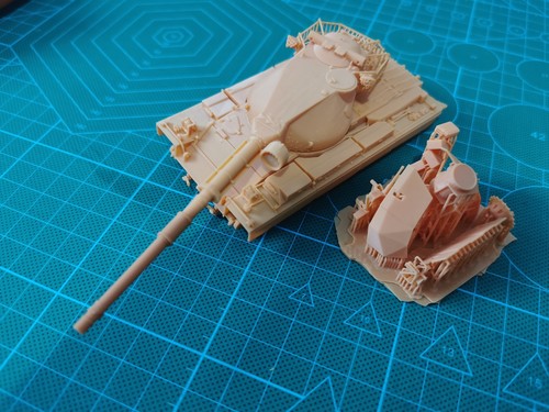3D Printed 1/72/35 Y-a Super Conqueror Heavy Tank Unpainted Model Kit ...