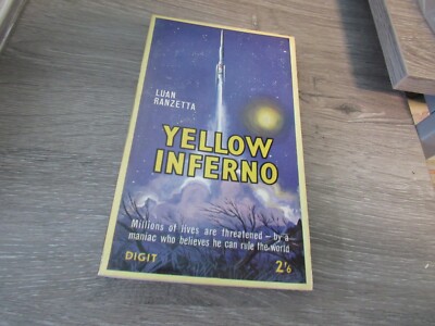 YELLOW INFERNO BY LUAN RANZETTA 1964 BRITISH DIGIT PBO PULP SF PB | eBay