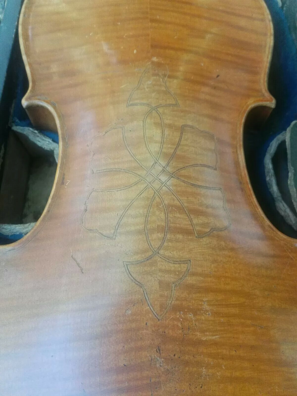 Help identifying old violin with inlays - The Pegbox - Maestronet Forums