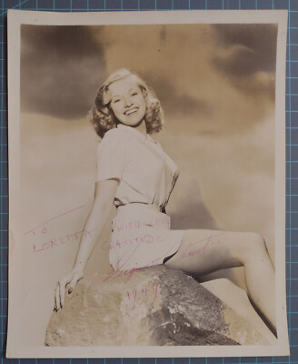 Virginia Christine Signed Autograph Photo 1949 8 x 10 | eBay
