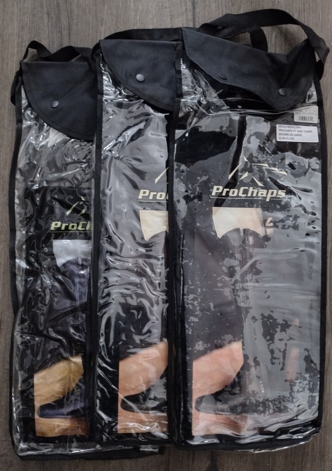 ProChaps The FIT Half Chap Brown Equestrian Horse Riding NEW | eBay