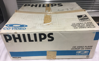 PHILIPS VP-310 PAL Laservision Laserdisc CD Player inkl. OVP - vom ...