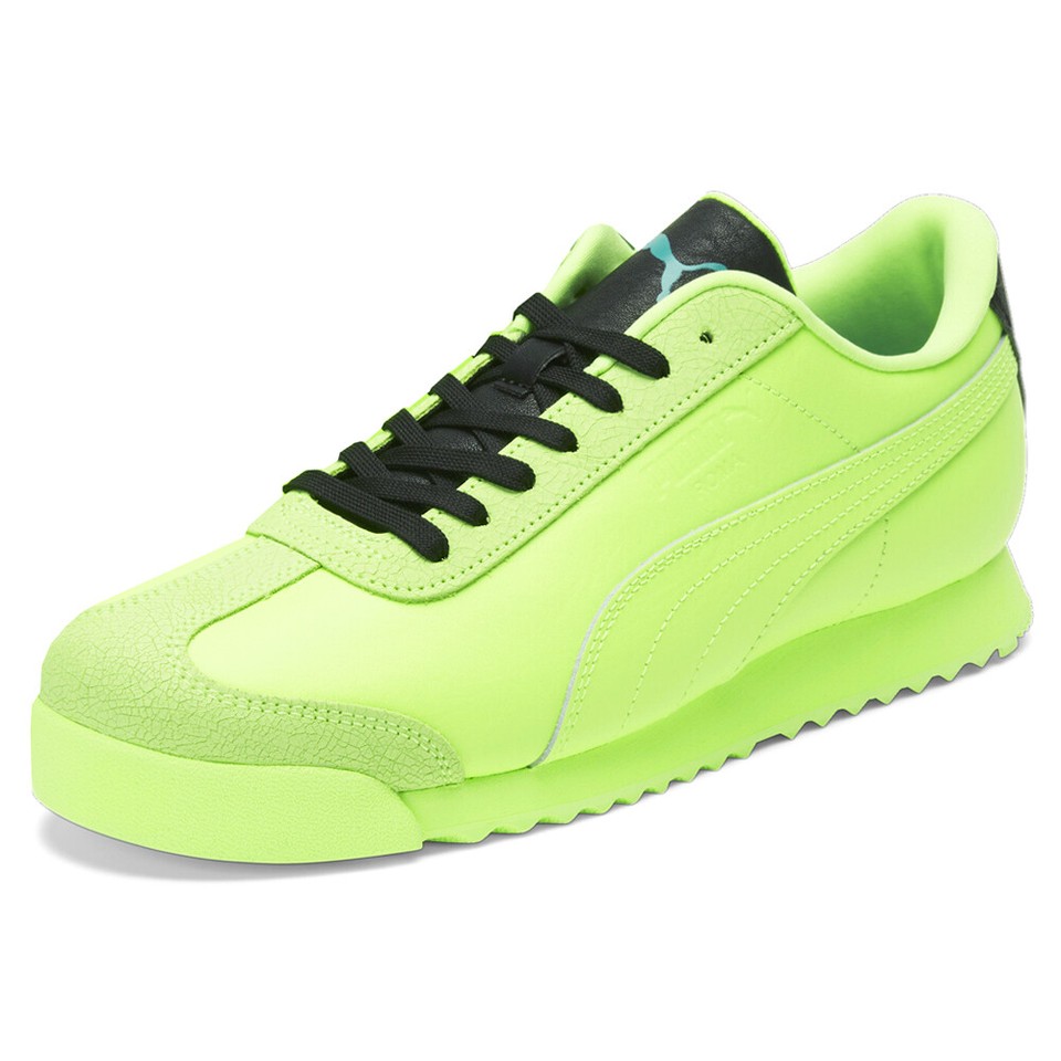 PUMA Roma Spring Break Lace Up Mens Green Sneakers Casual Shoes ...