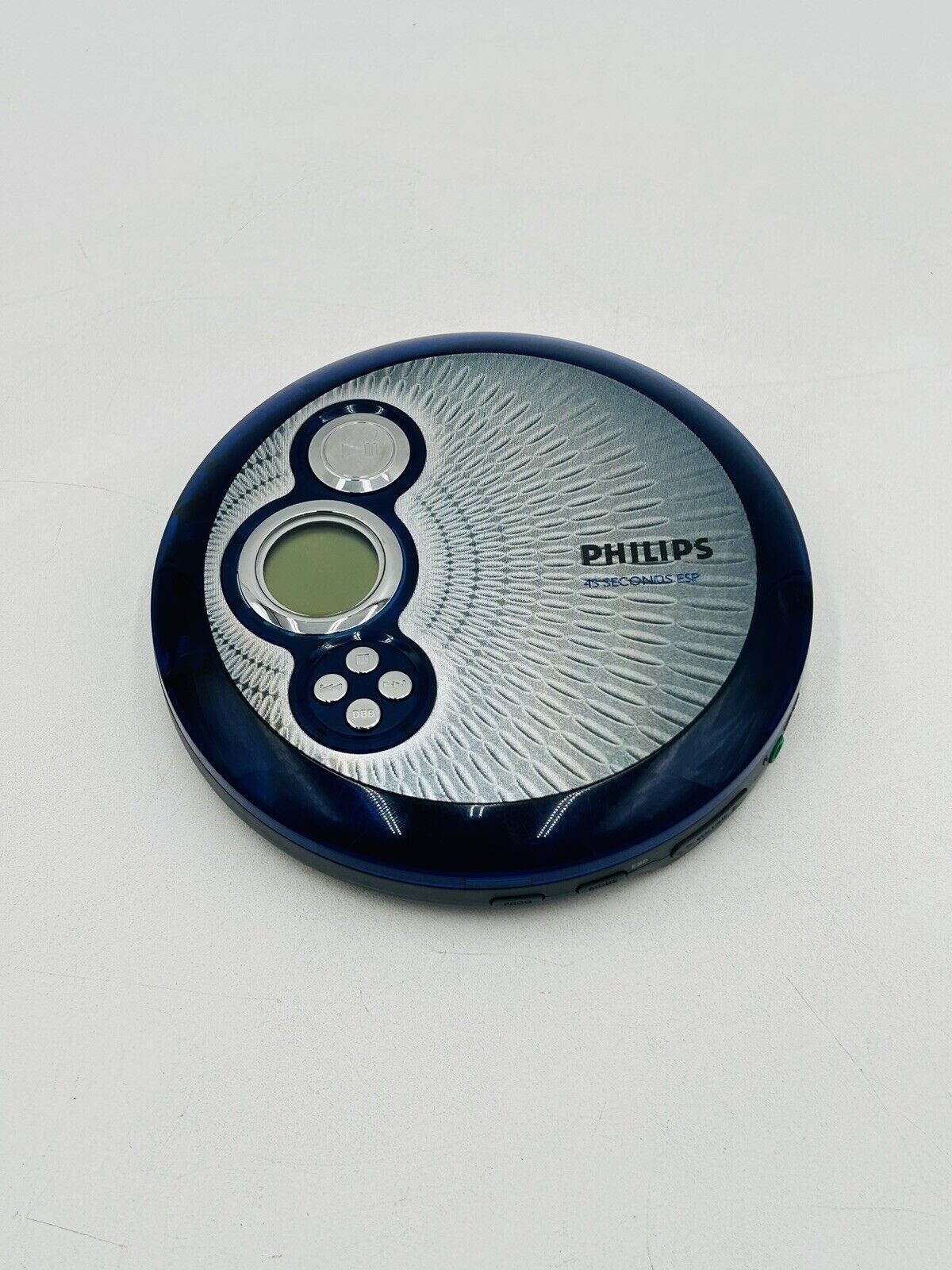 Philips Portable CD Player 45 Second ESP Discman Walkman chose, whit ...