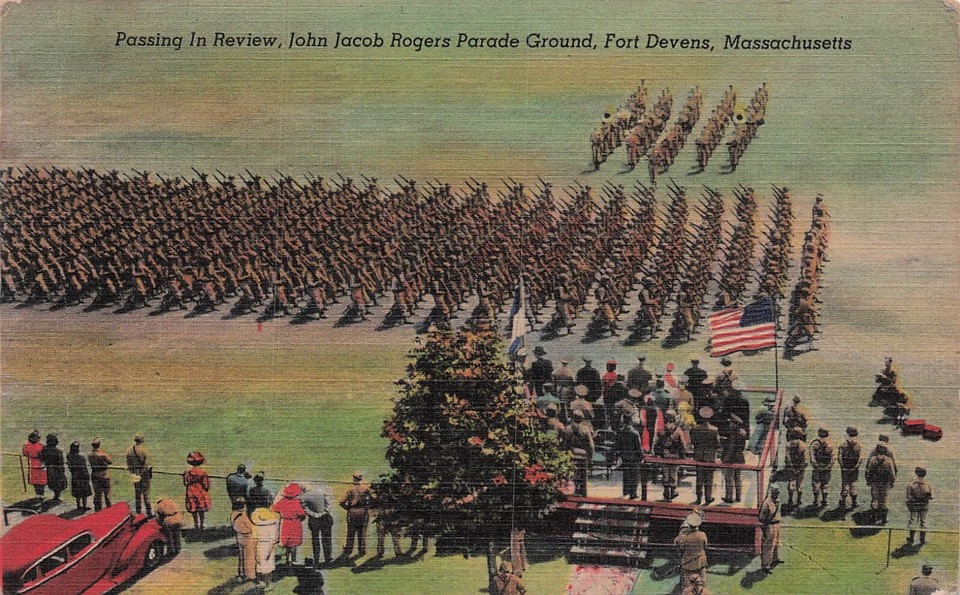 Fort Devens Military Army Base Navy Commodore Soldier Mail Vtg Postcard ...