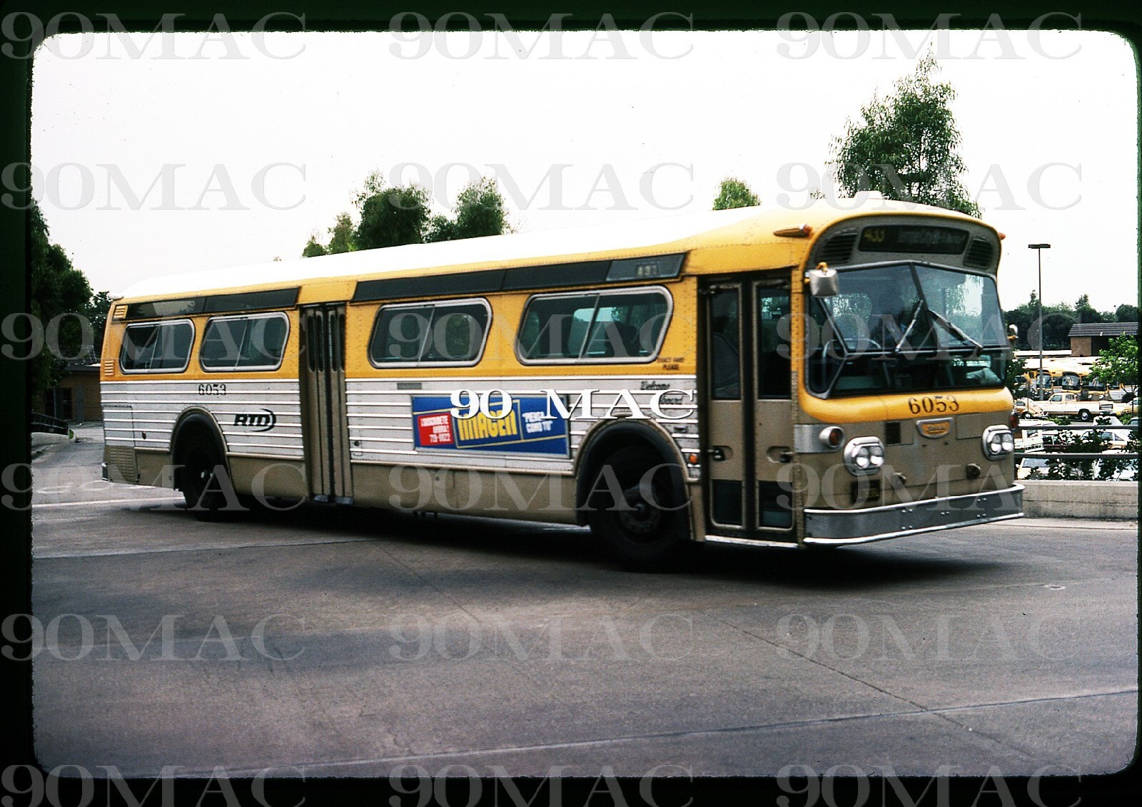 SCRTD-RTD. FLXIBLE BUS #6053. El Monte (CA). Original Slide 1981 ...