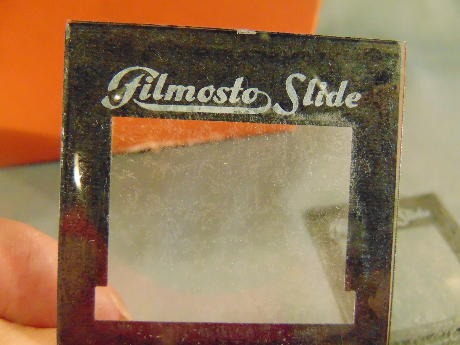 Vtg 100 glass slides Filmosto German 2" extra thin transparencies art ...