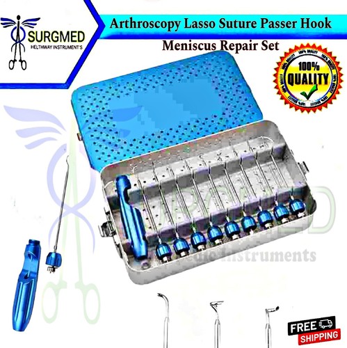 Arthroscopy Lasso Suture Passer Hook Meniscus Repair Set | eBay