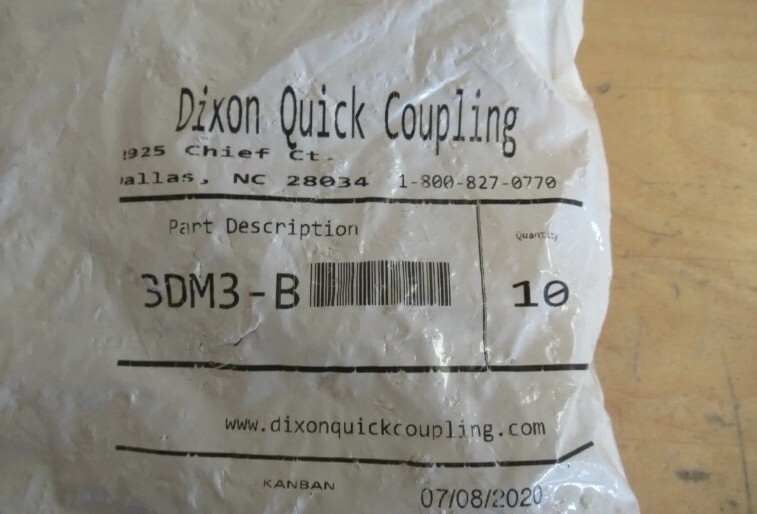 14 Pack of 3/8" Automatic Male Threaded Couplers by Dixon Quick Coupling 3DM3-B | eBay